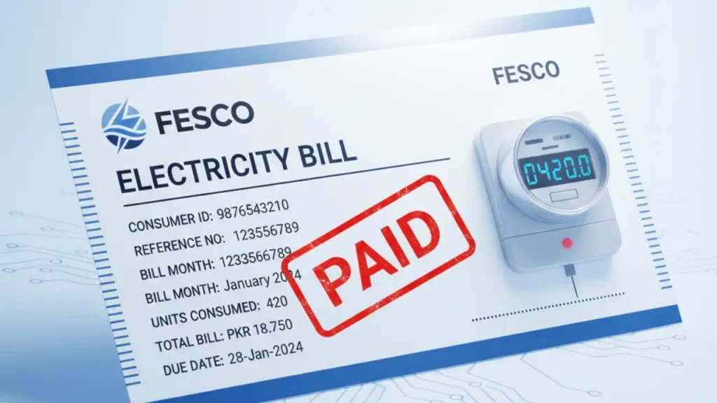 FESCO Bill Online - Check Fesco Electricity Bill [January 2026]